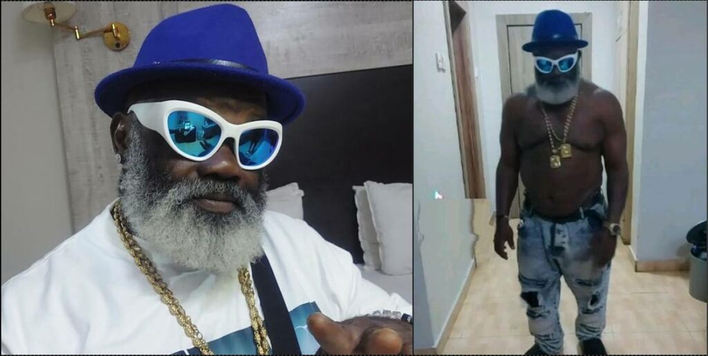63-yr-old Harry B Anyanwu bashed for dancing shirtless on TikTok (Video)