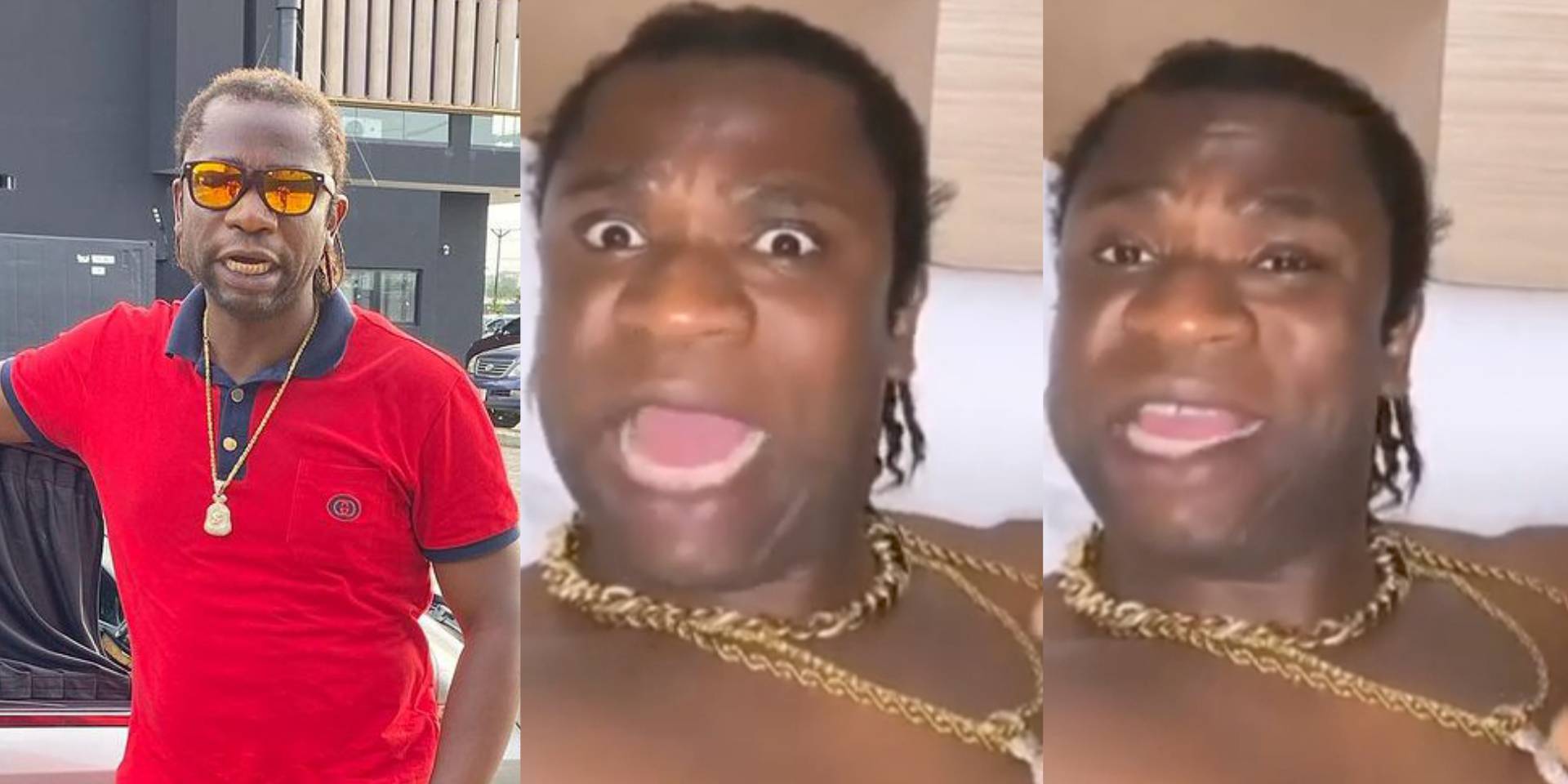Speed Darlington curses club goer who snatched his girls [Video]
