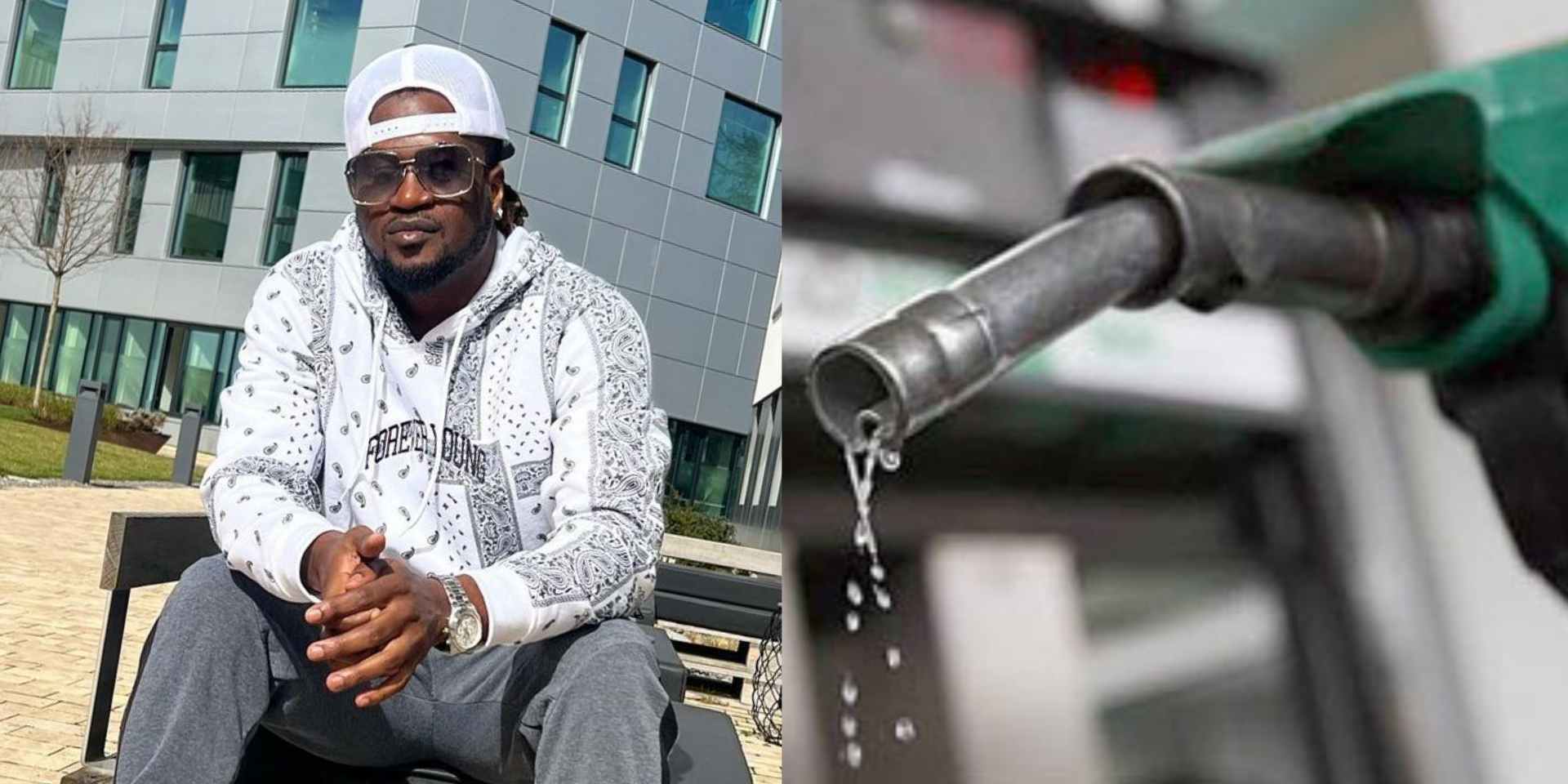 "Shege-A-Thon" – Paul Okoye says in reaction to new fuel price, Nigerians lament