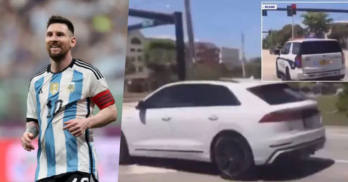 Messi escapes frightening car accident after jumping red light
