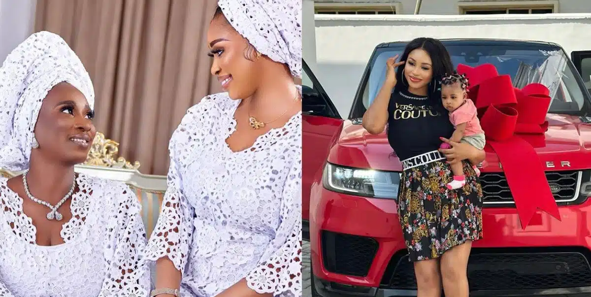 Yetunde Barnabas gifts her mother a new car for birthday celebration