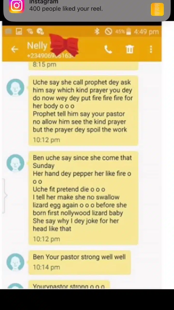 Angela Okorie reveals how pastor exposed Uche Elendu's diabolic ways