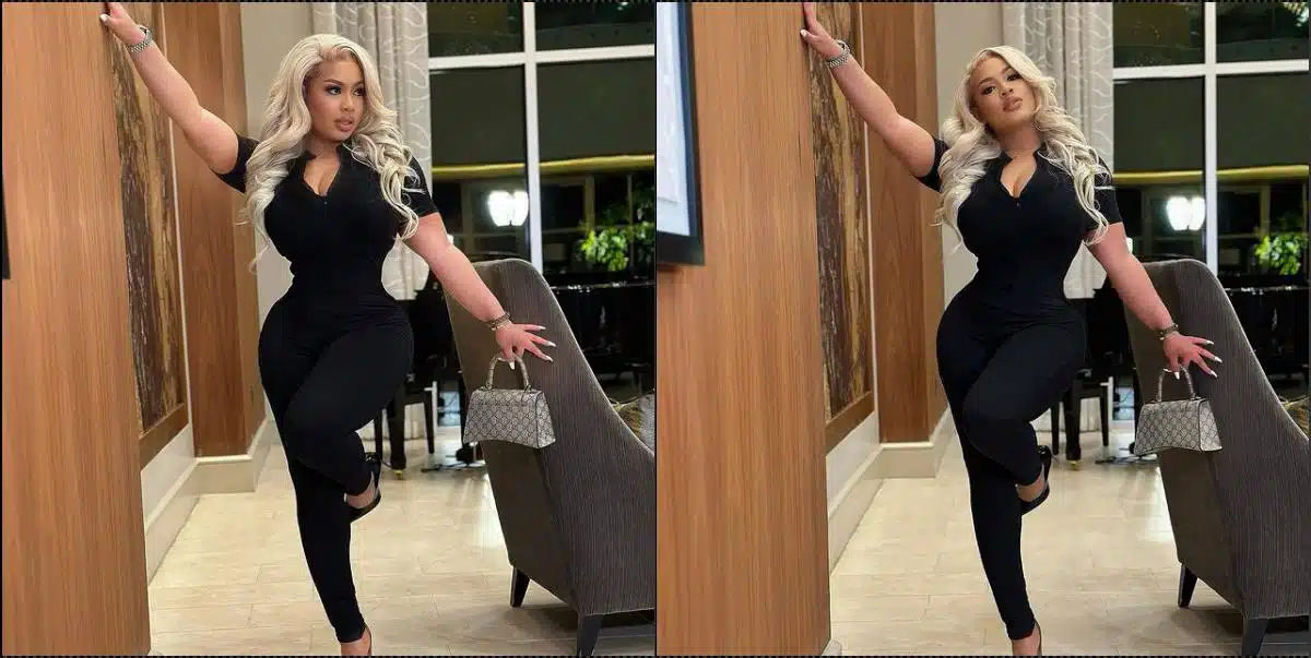 Nina shows off new body weeks after BBL surgery