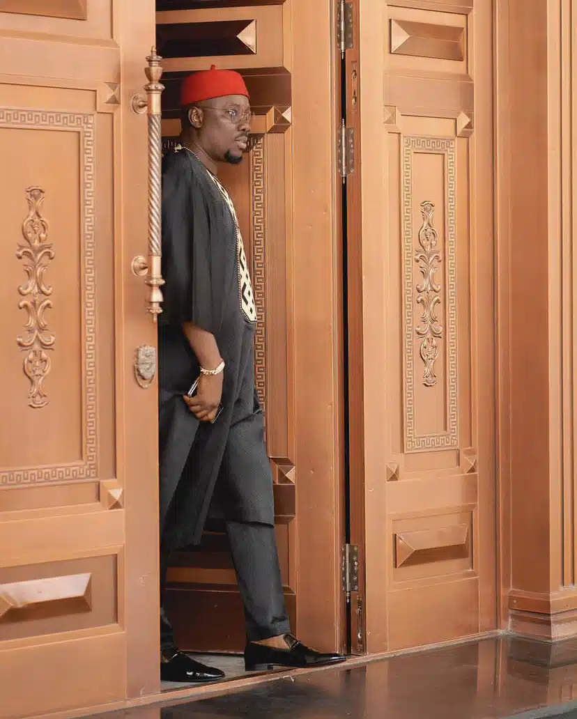 Obi Cubana over the moon as his son launches clothing brand