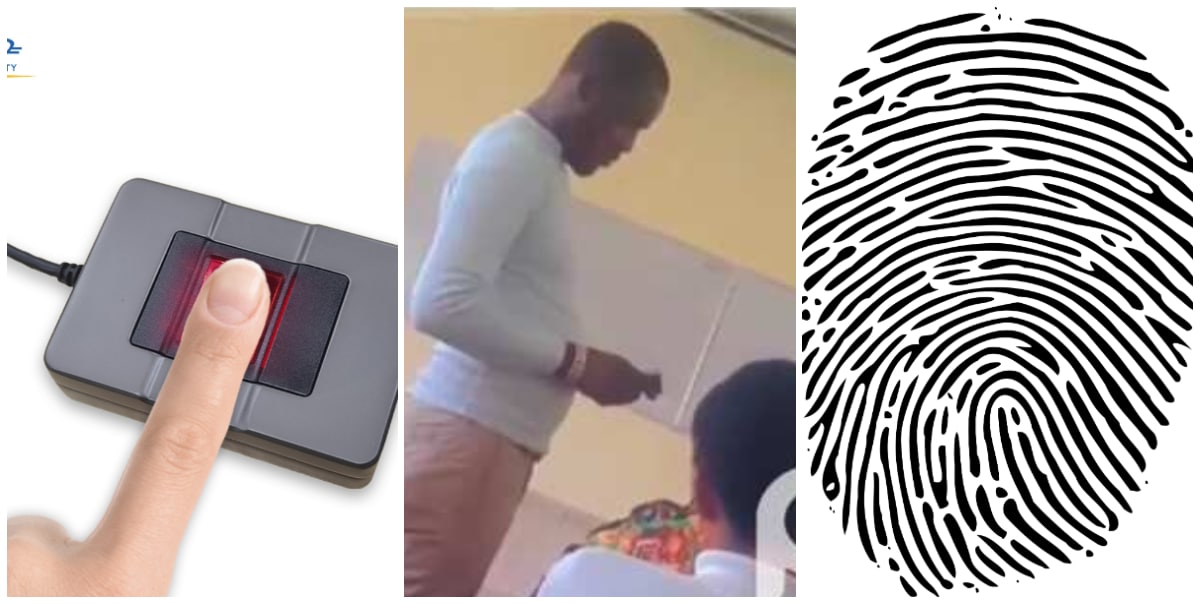 Lecturer uses fingerprint scanner to take class attendance (Video)
