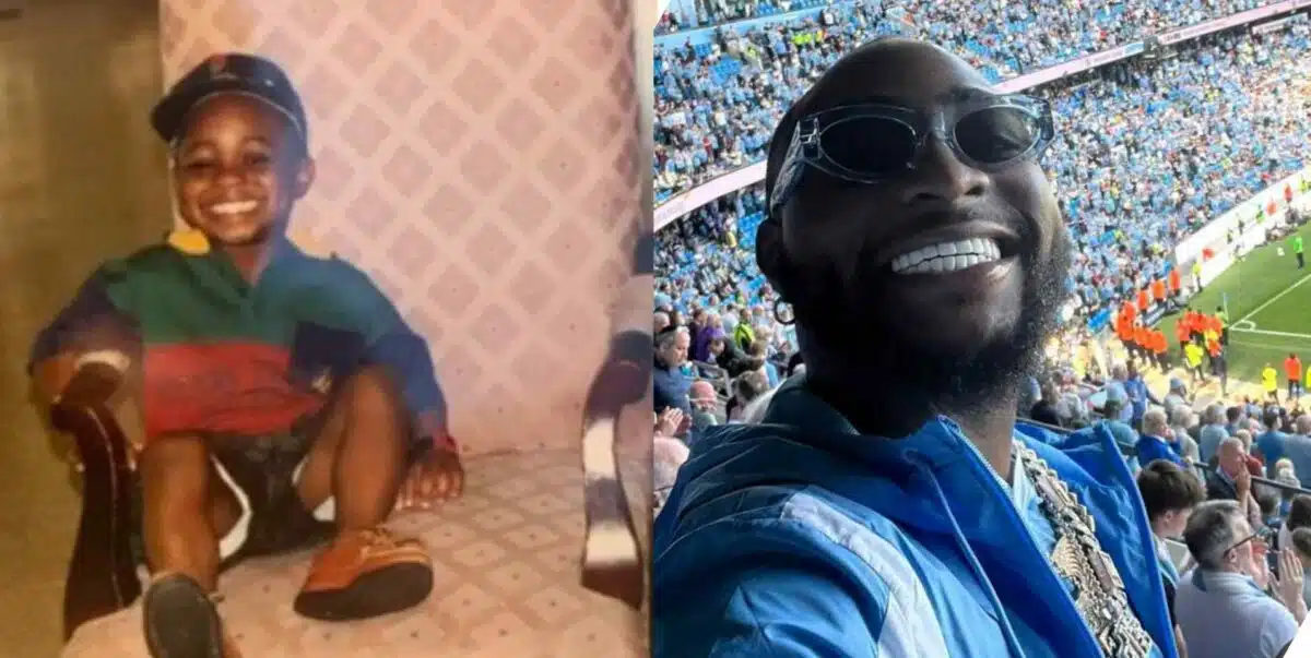 "It’s like I knew I would blow" – Davido says as he shares throwback photo