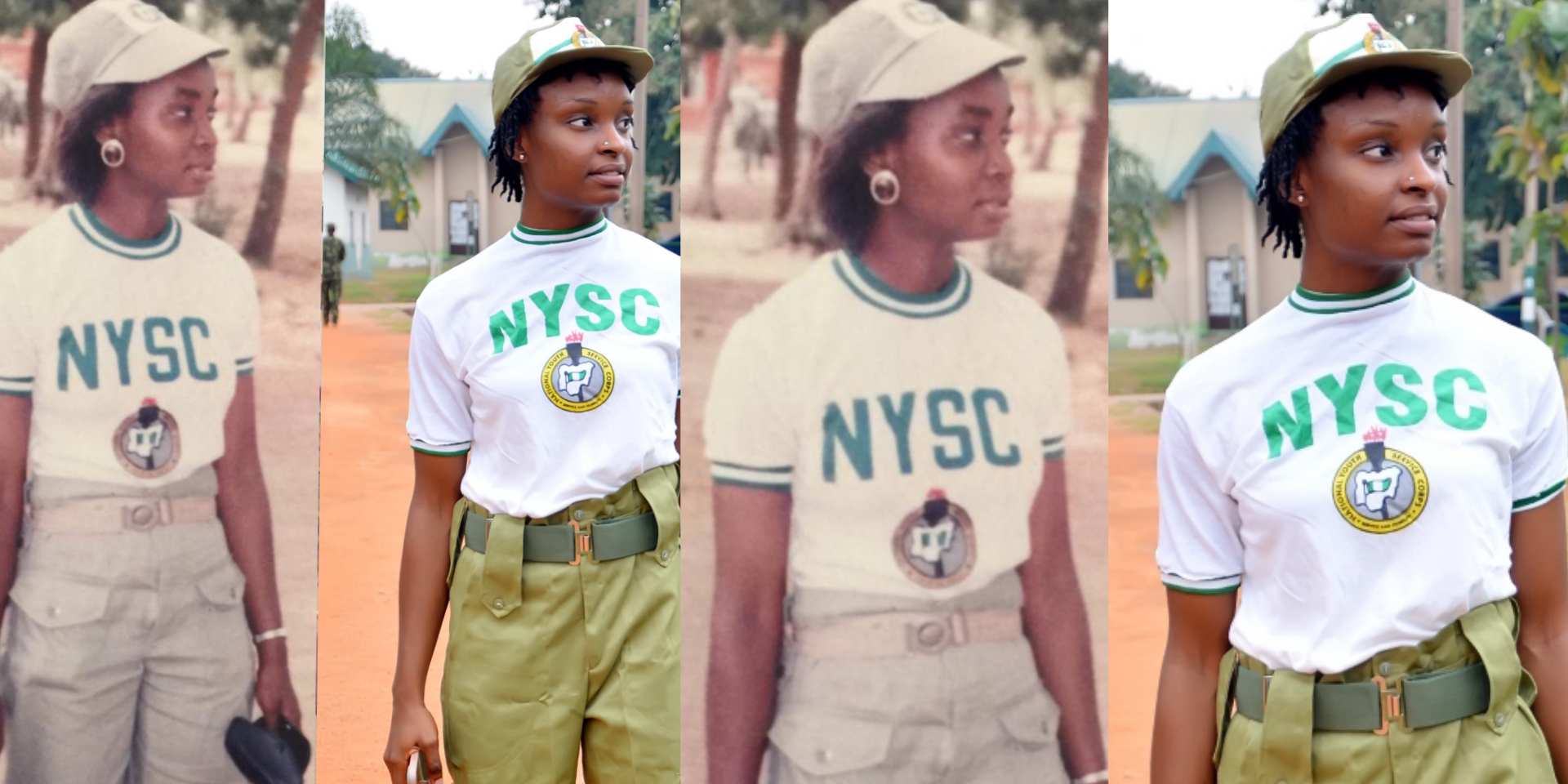 Lady throws many into confusion as she recreates 32-year-old NYSC photo ...