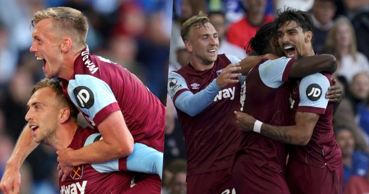 EPL: West Ham top Premier League table after defeating Brighton