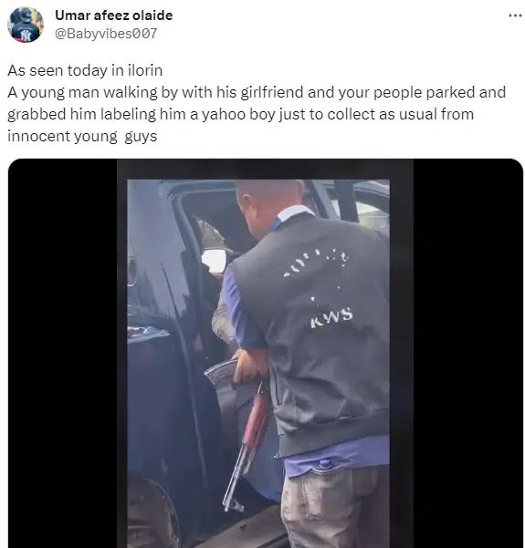 Police spokesperson reacts to trending video of officers assaulting suspected yahoo boy in Kwara