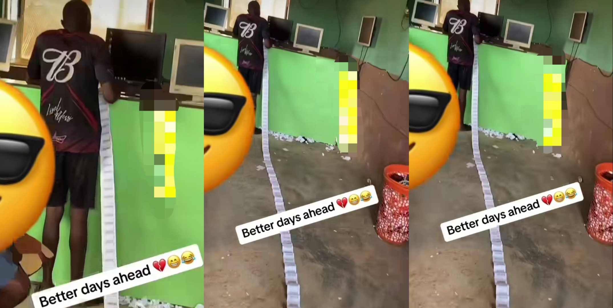 "Him wan turn millionaire by all means" – Reactions as man is spotted ...