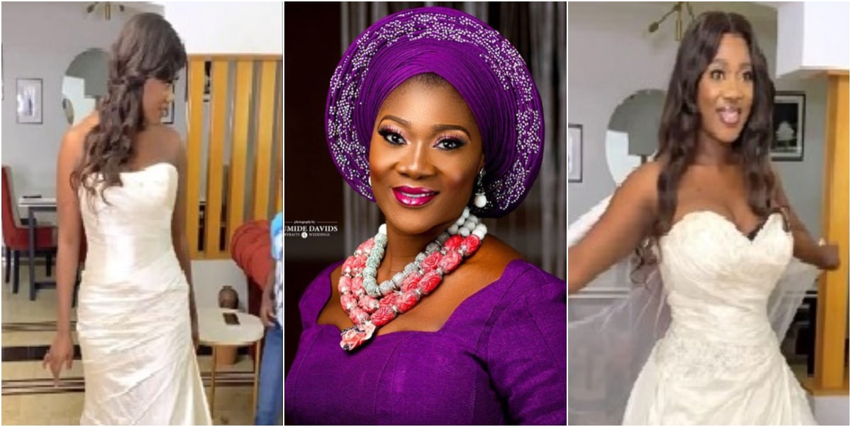 "12 years after, my wedding gown still fits" - Mercy Johnson says as ...