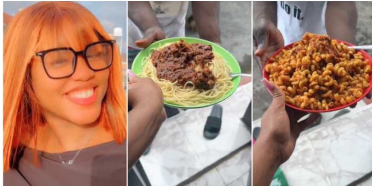 Lady shows off series of sumptuous meals she serves her gateman (Video)