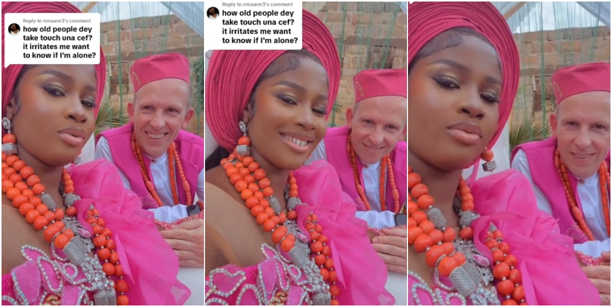 "Age is just a number" - Nigerian lady marries her oyinbo lover ...