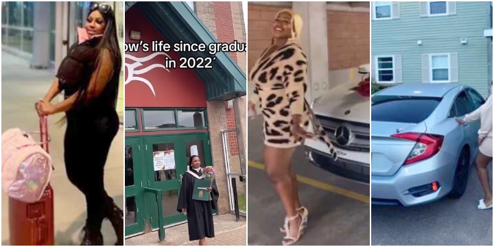 Lady over the moon as she relocates to Canada in 2022, graduates, lands ...