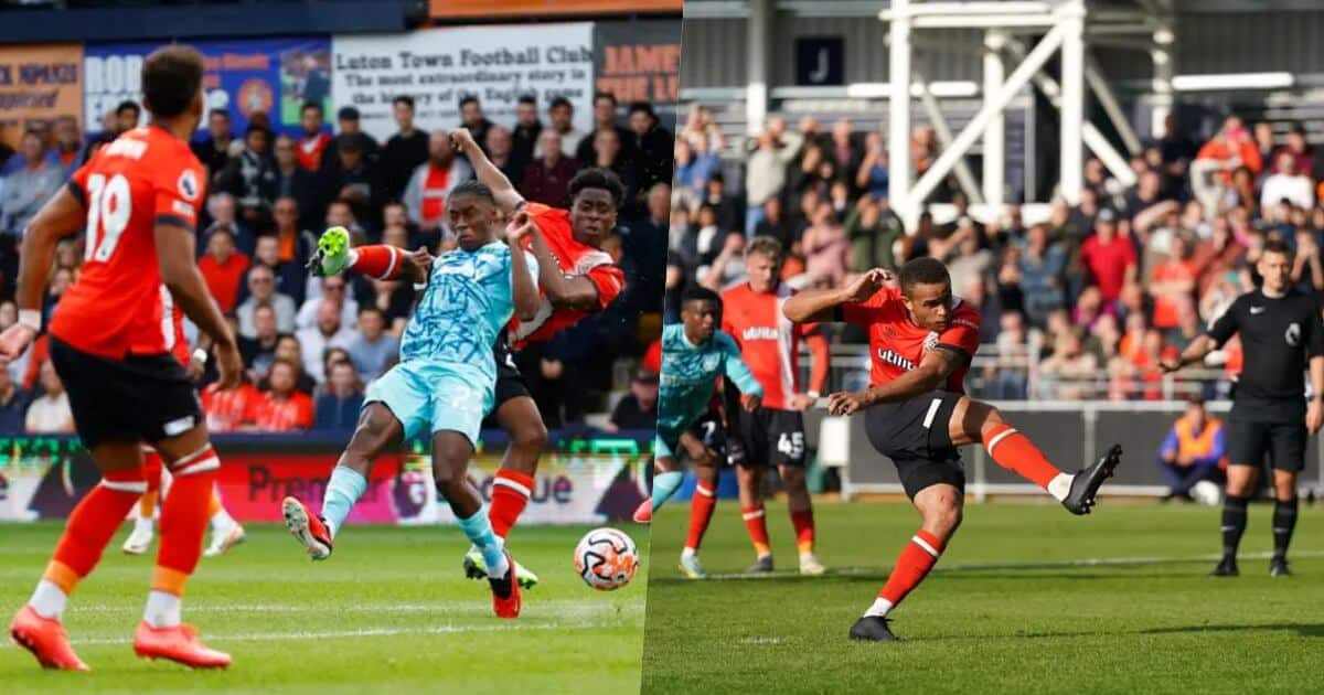 EPL: Luton Town claim first Premier League point against 10-man Wolves