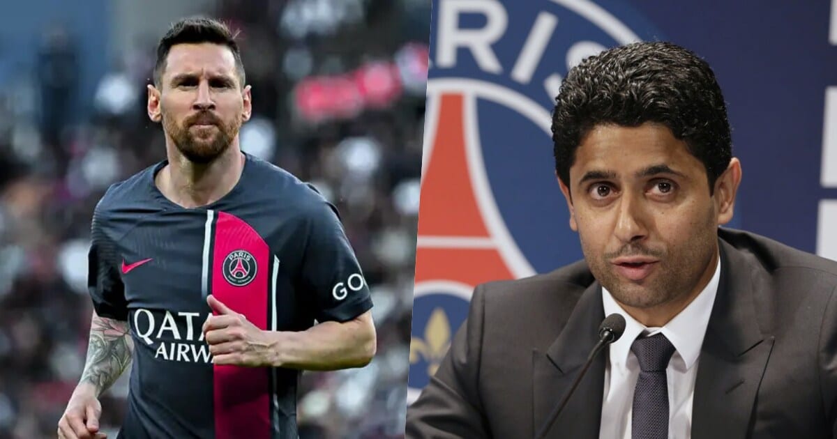 Ligue 1: PSG President fires back at Messi over disrespect claim