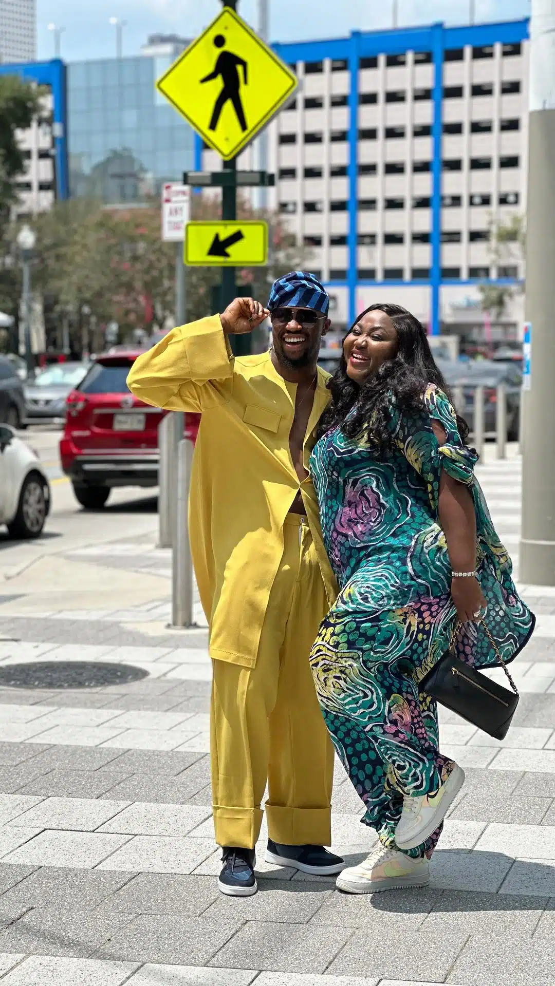 Adorable video of Stan Nze teasing pregnant wife for snoring