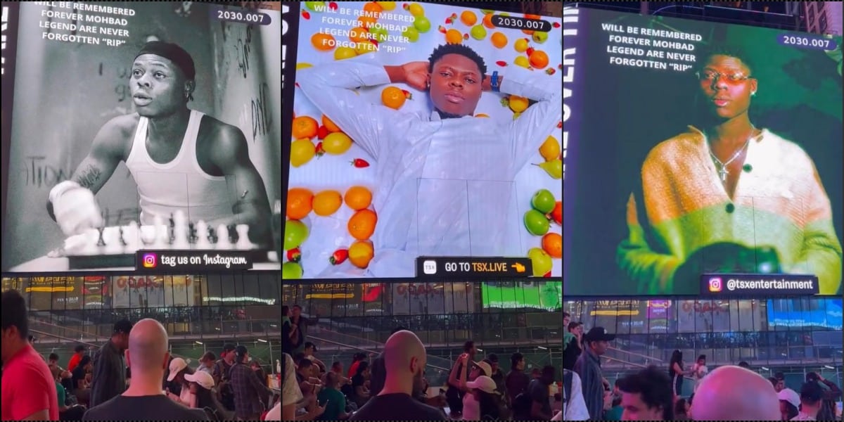 Tribute to late Mohbad spotted in New York (Video)