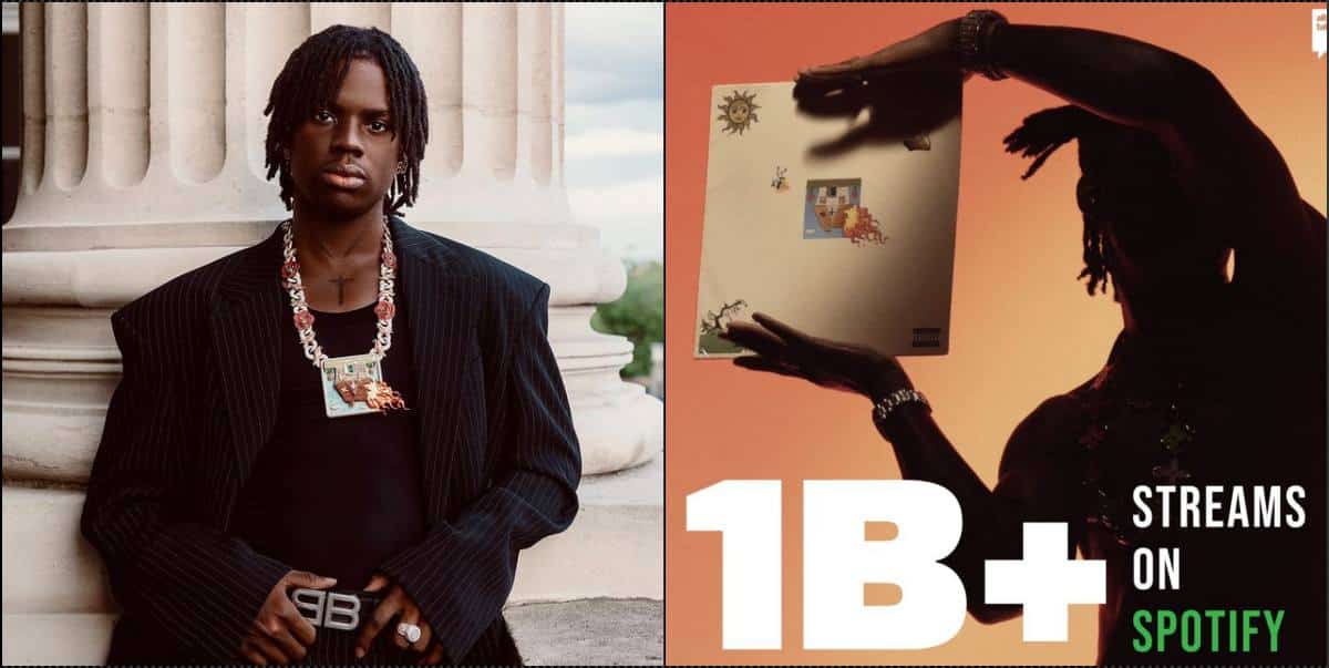 Rema’s 'Calm Down' hits one billion streams on Spotify