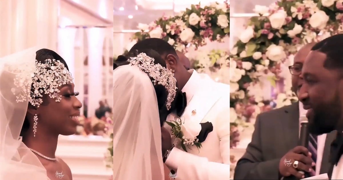 Couple make their wedding guests shy at their excessive display of ...