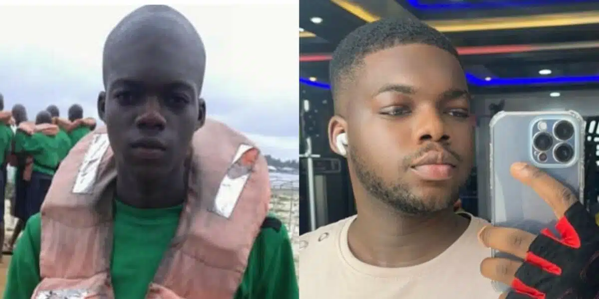"Money good" – Cute Abiola marvels at how his head changed as he shares ...