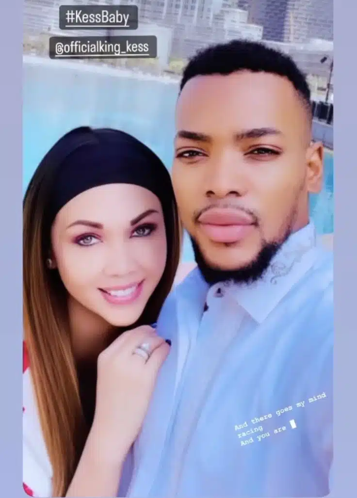 "I've red-flagged his name at the USA embassy" - Kess' wife discloses