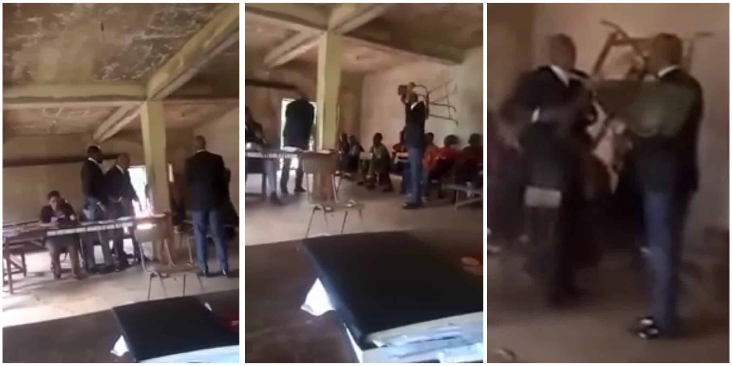 Drama as two lawyers spotted fighting each other with chairs in court