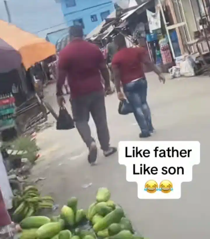 "DNA na waste of money" – Netizens react as father and lookalike son ...