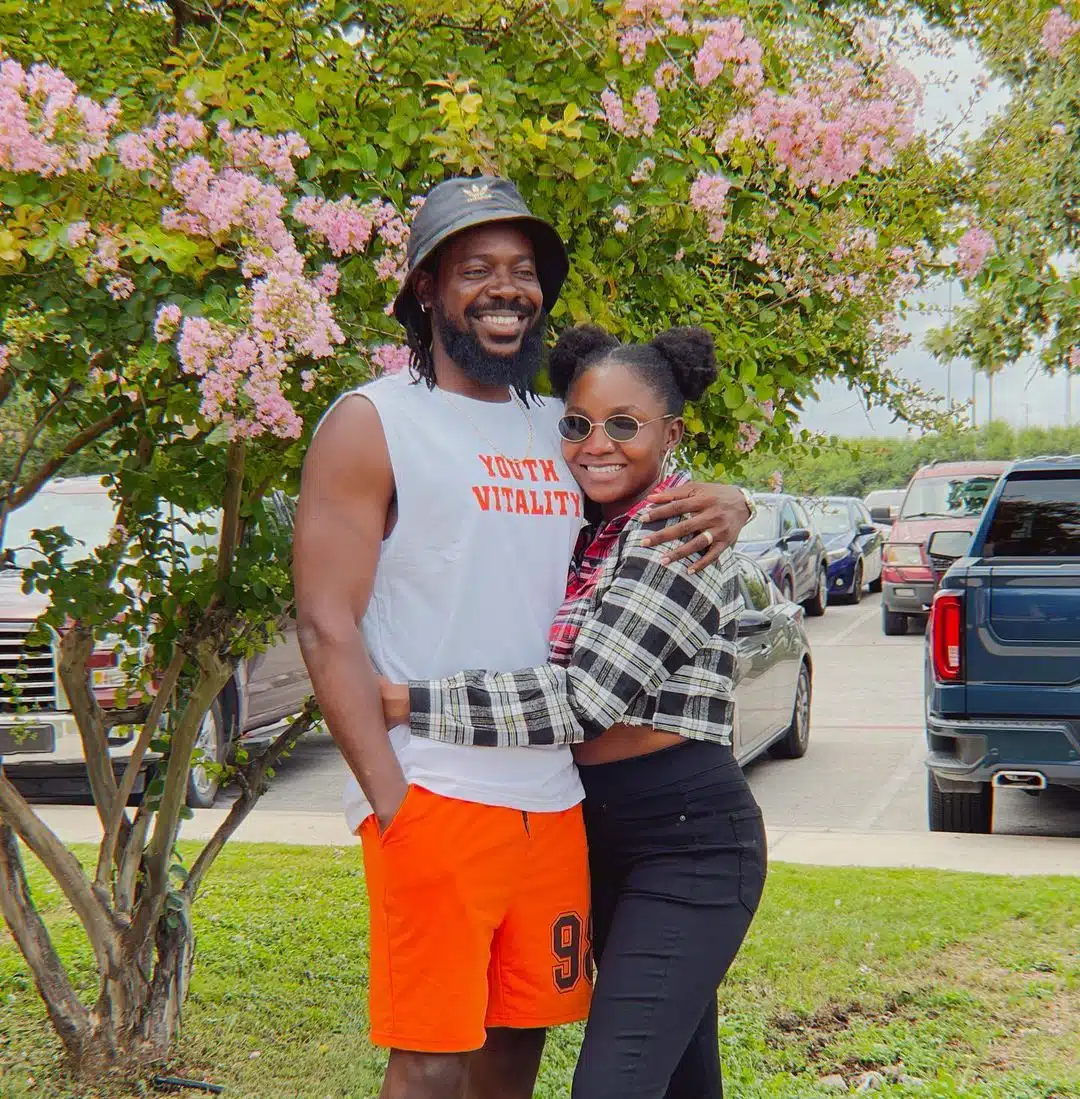 Adekunle Gold and Simi stir reactions with adorable play like kids