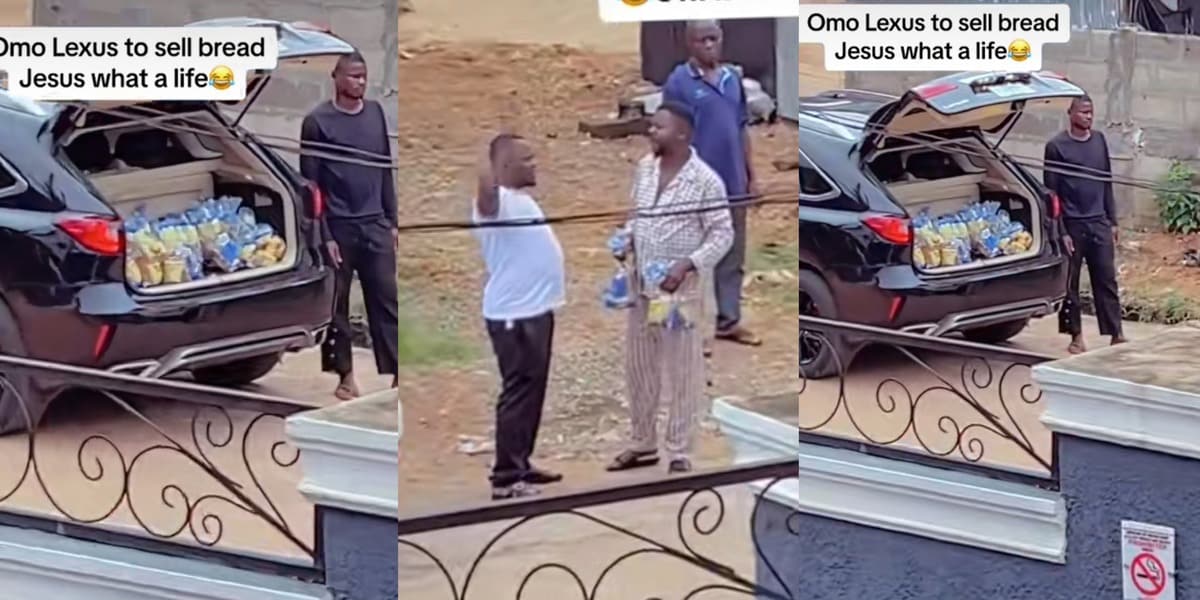 "Life Is Hard" - Nigerian Man Causes Stir Online As He Uses Multi-million Naira Lexus Car To ...