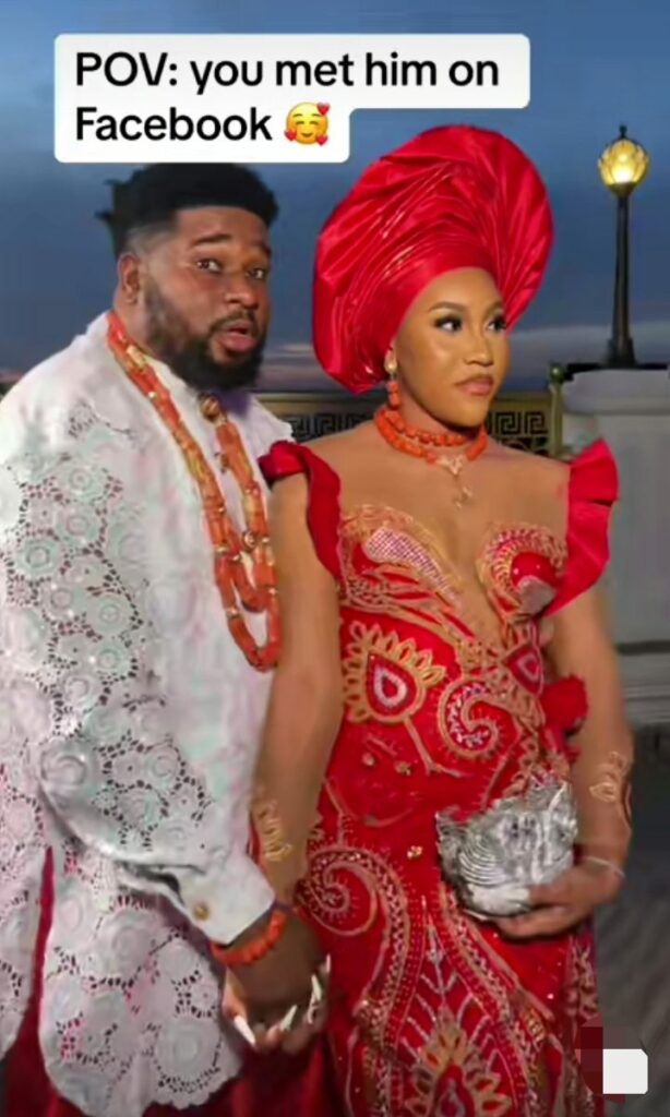 "Na Facebook Lite abi normal FB?" – Couple get married after meeting ...