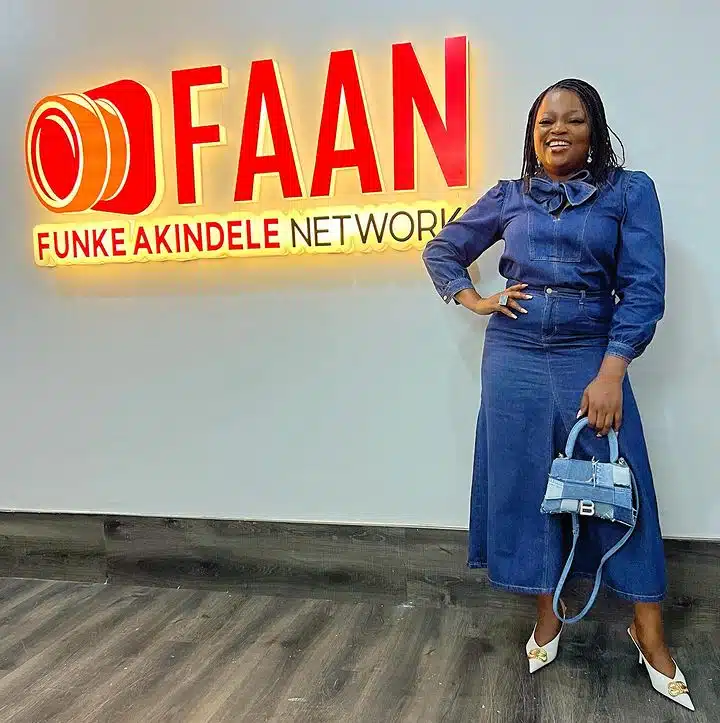 Funke Akindele emotional as she launches new production house
