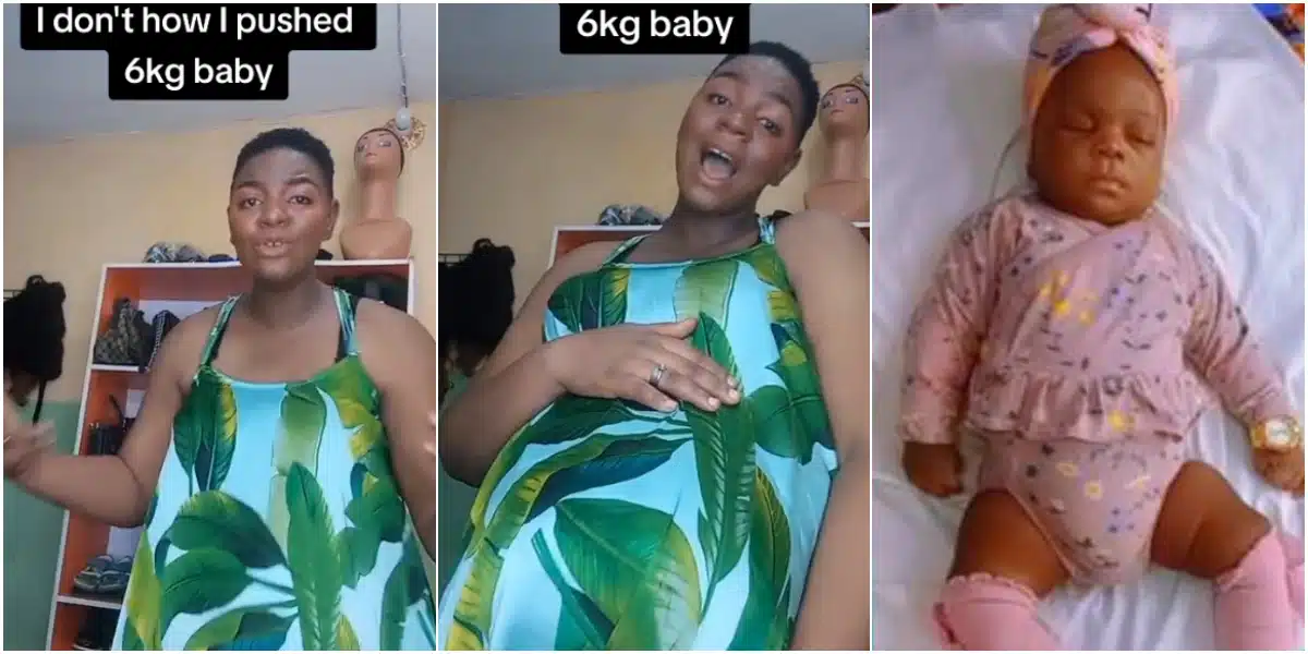 "I don't know how I pushed her out" - Mother stuns many as she gives ...