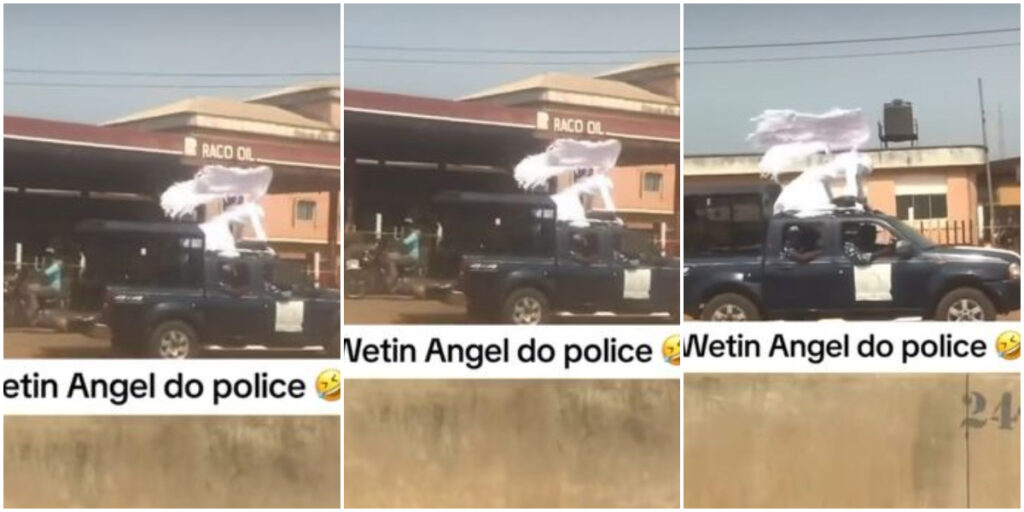 "Dem arrest Angel wey wan blow trumpet" - Reactions as Nigerian Angel ...