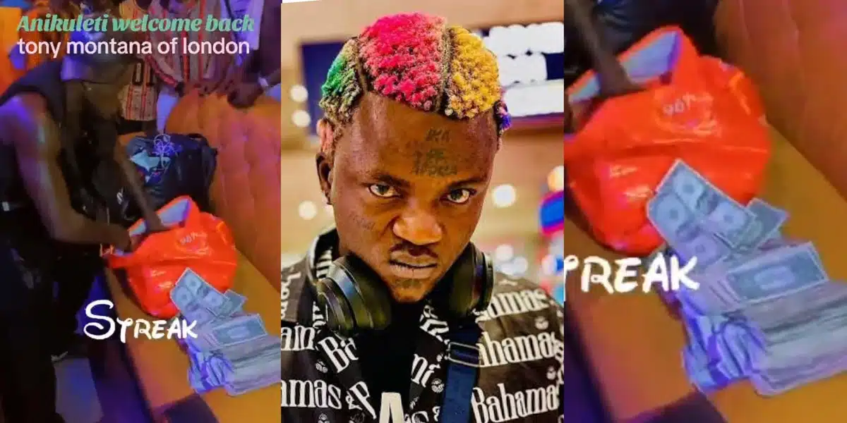 Portable shows off dollar cash he made from U.S. tour