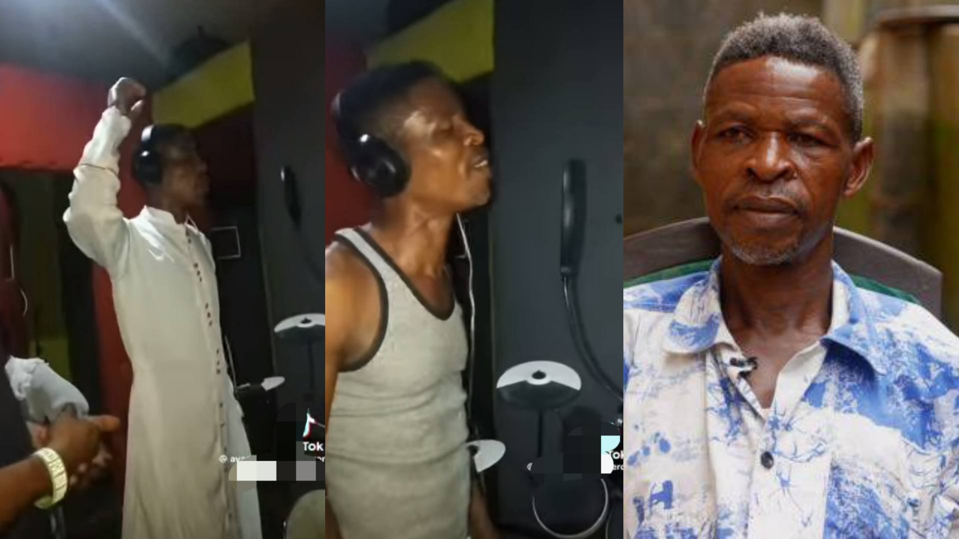 Mixed reactions as Mohbad's father is spotted in studio singing