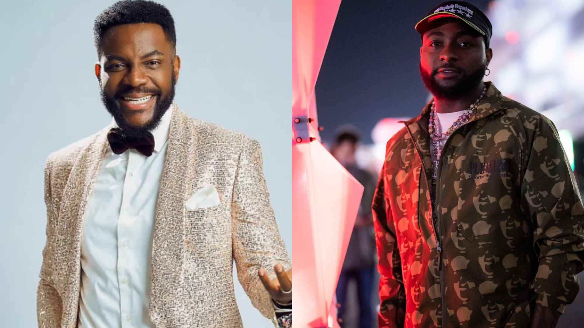 Davido reacts as Ebuka makes request from him
