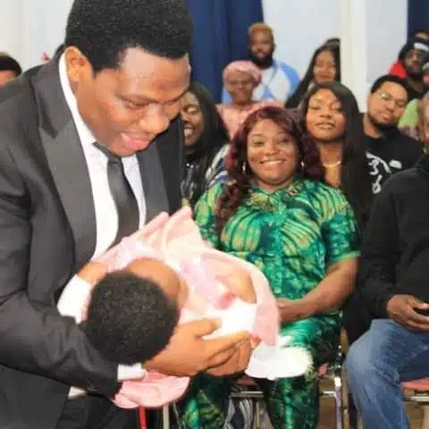 Excitement as ex-Mount Zion actor, Doyin Hassan welcomes first child ...