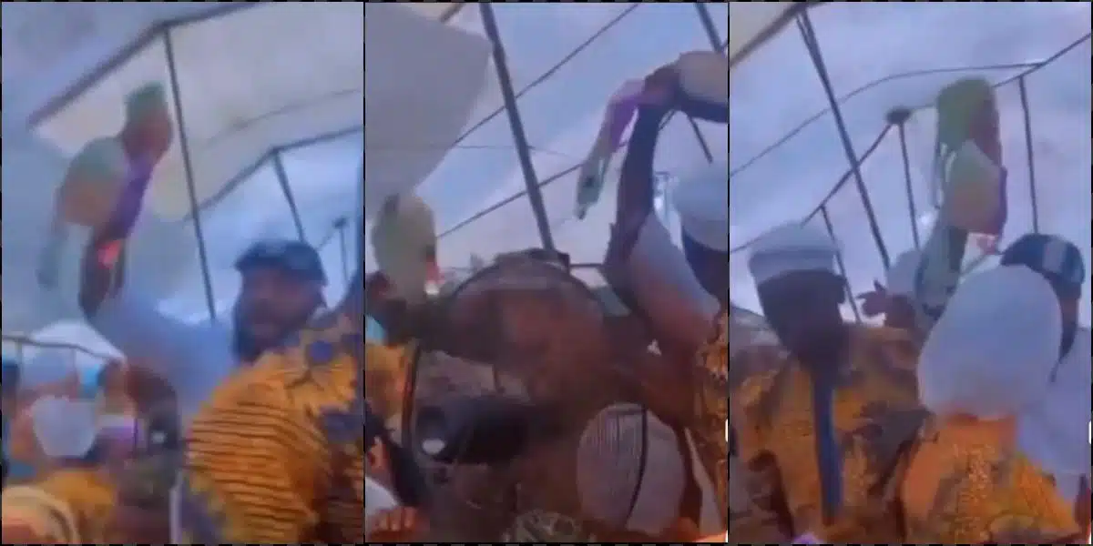 Shock as guests receive bra as souvenir at naming ceremony