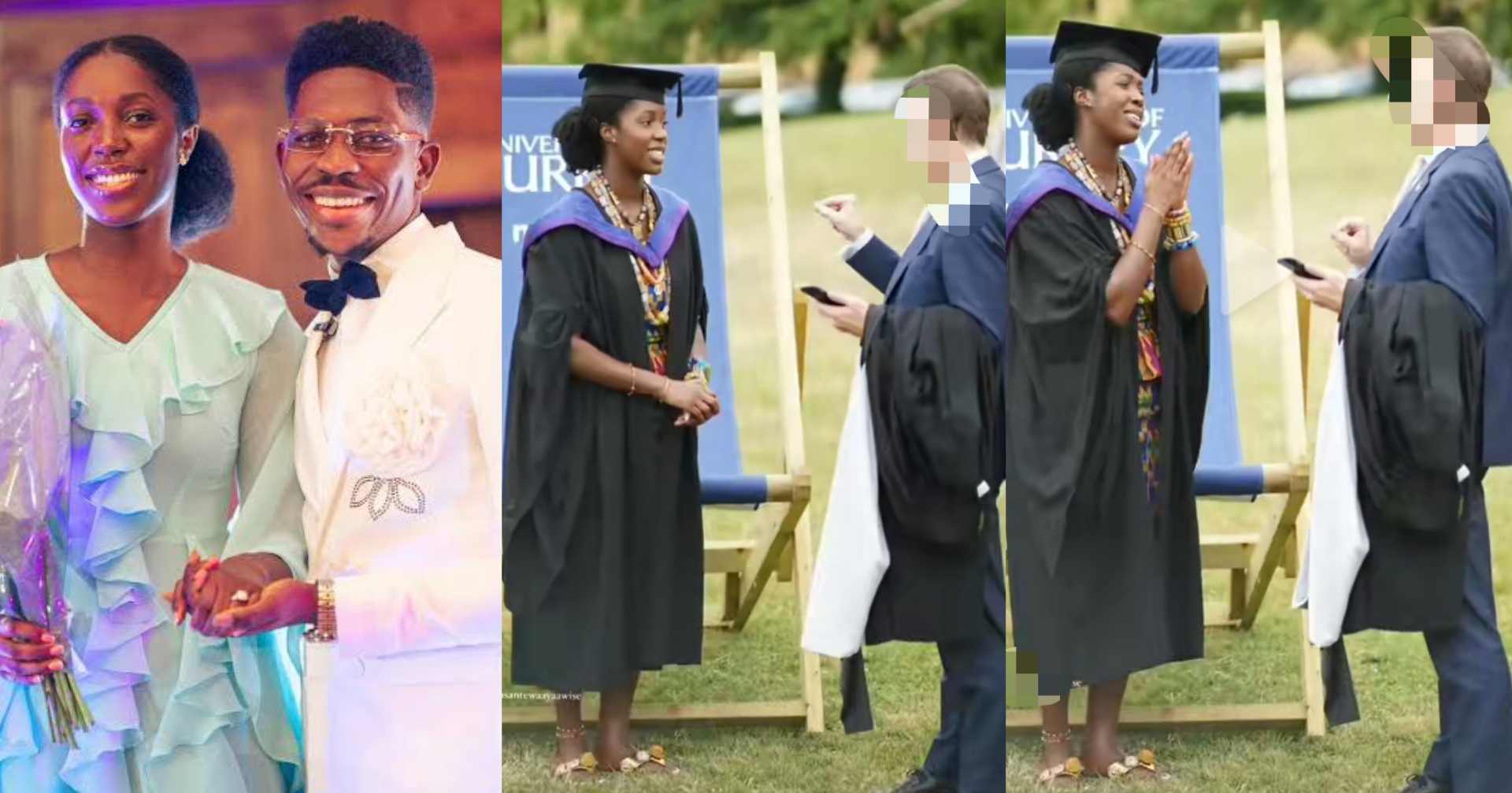Reactions trail Moses Bliss's fiancée's graduation video