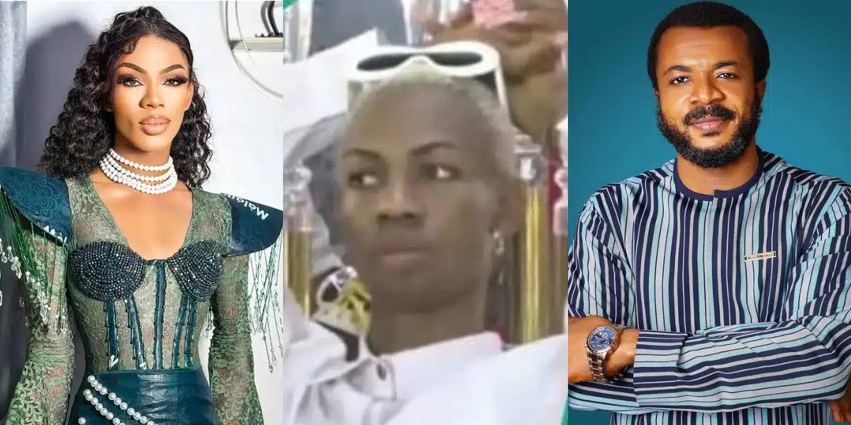 Moment James Brown appears on camera during Evang. Ebuka Obi's prayer ...