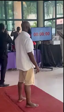 Man commences Stand-A-Thon to break Guinness World Record