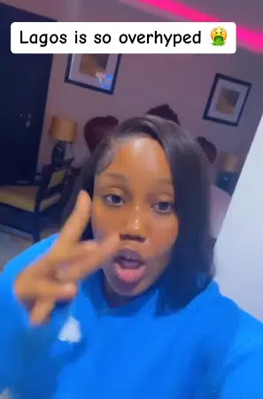 "Lagos is overhyped" - Lady gives her analysis