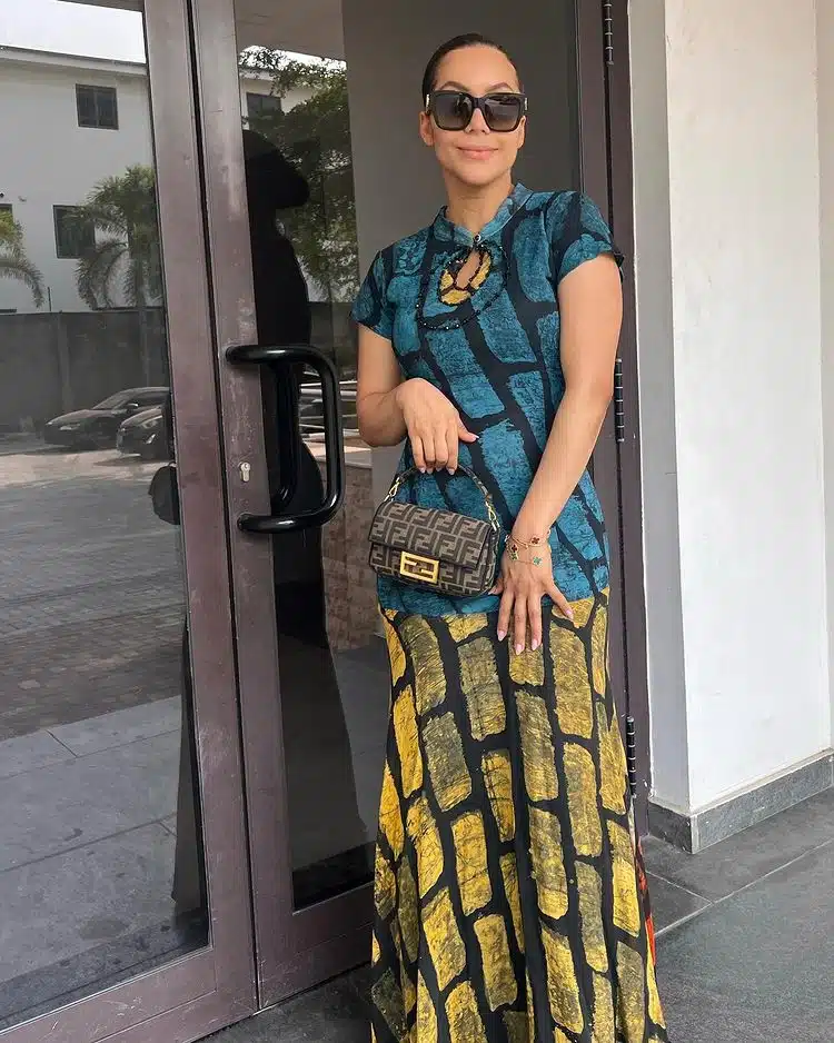 Maria Chike shares adorable photo of son with husband, mother