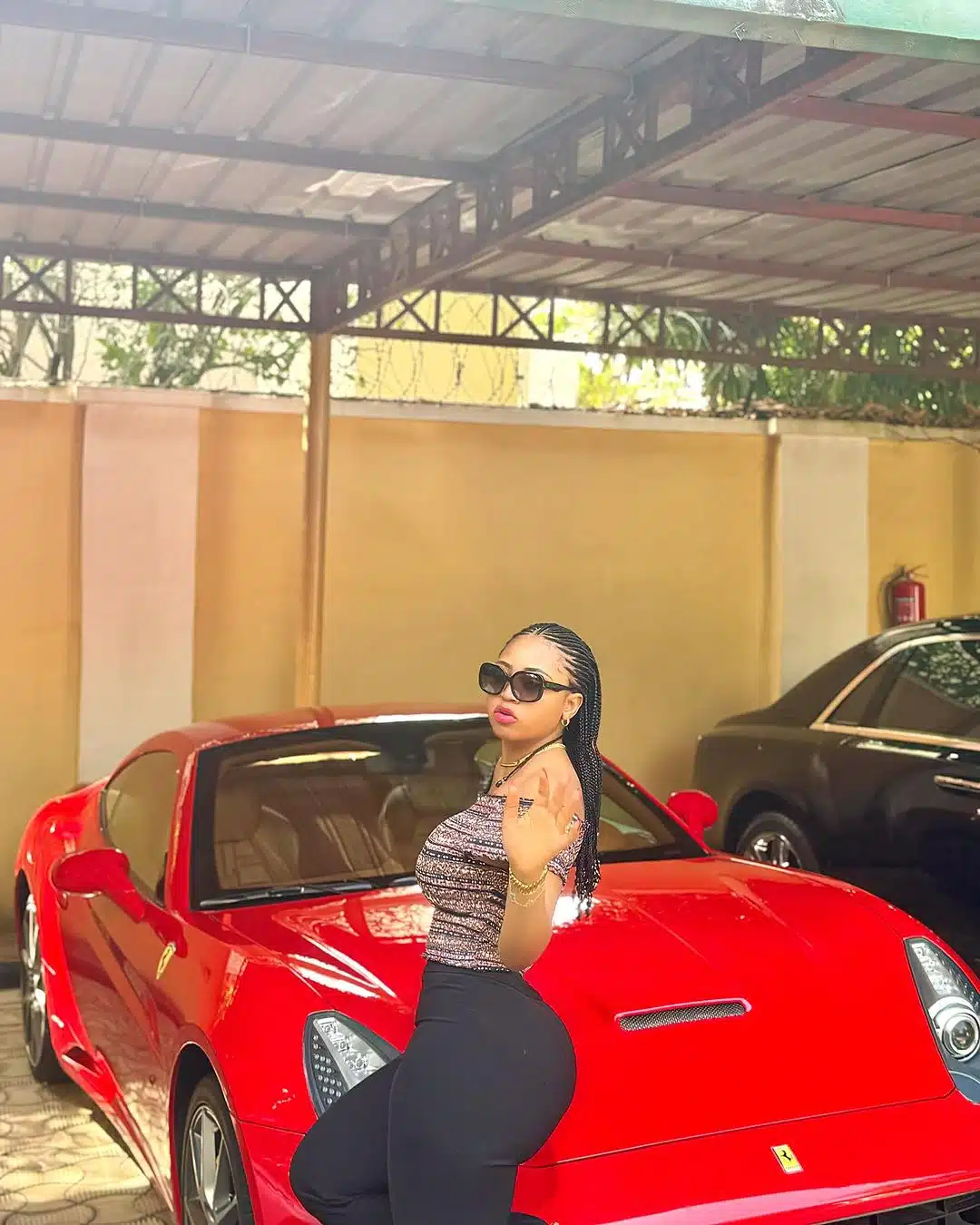 "She's living the good life" - Regina Daniels shows off fleet of cars