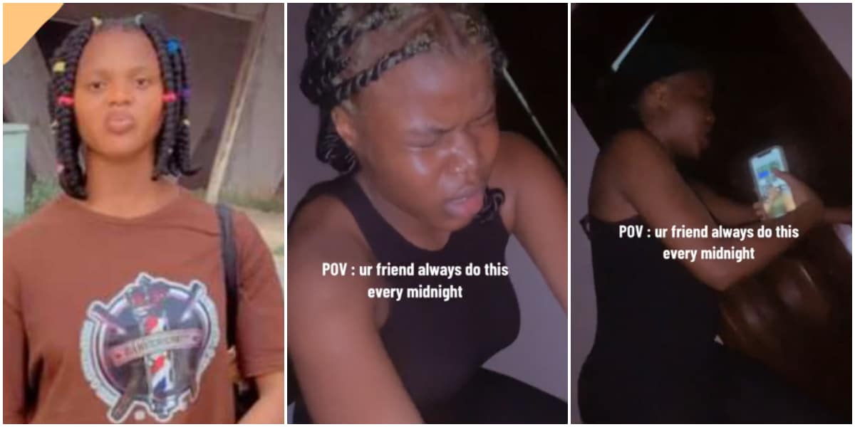 "Is she normal?"- Lady shares video of strange behaviour her friend ...