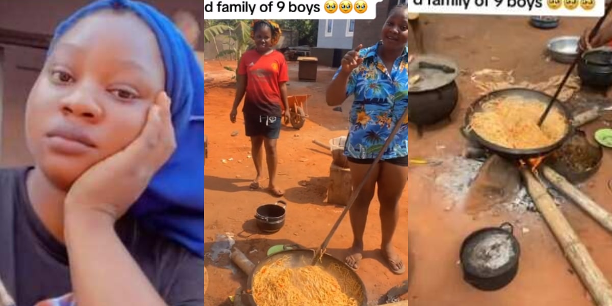 Woman compelled to cook for husband's family with firewood