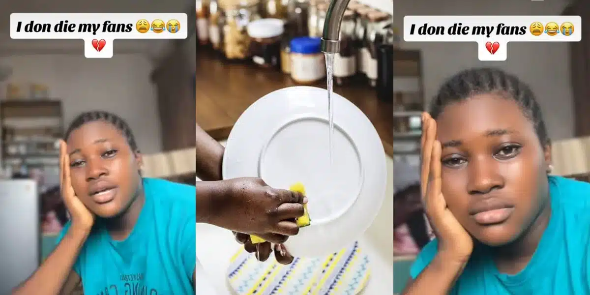 Woman cries out over excessive plate washing matrimonial home