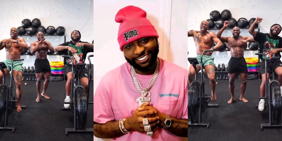 Davido's gym workout video sparks social media buzz