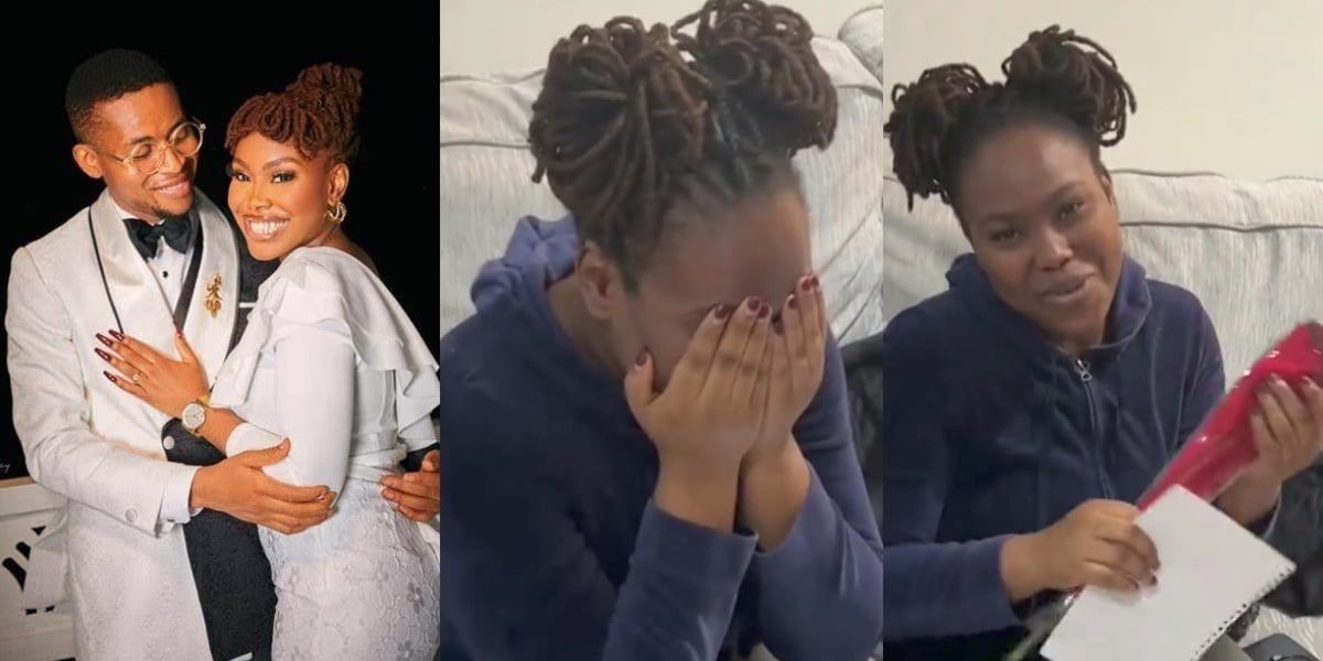 Adorable moment Solomon Buchi asked his wife to be his Valentine